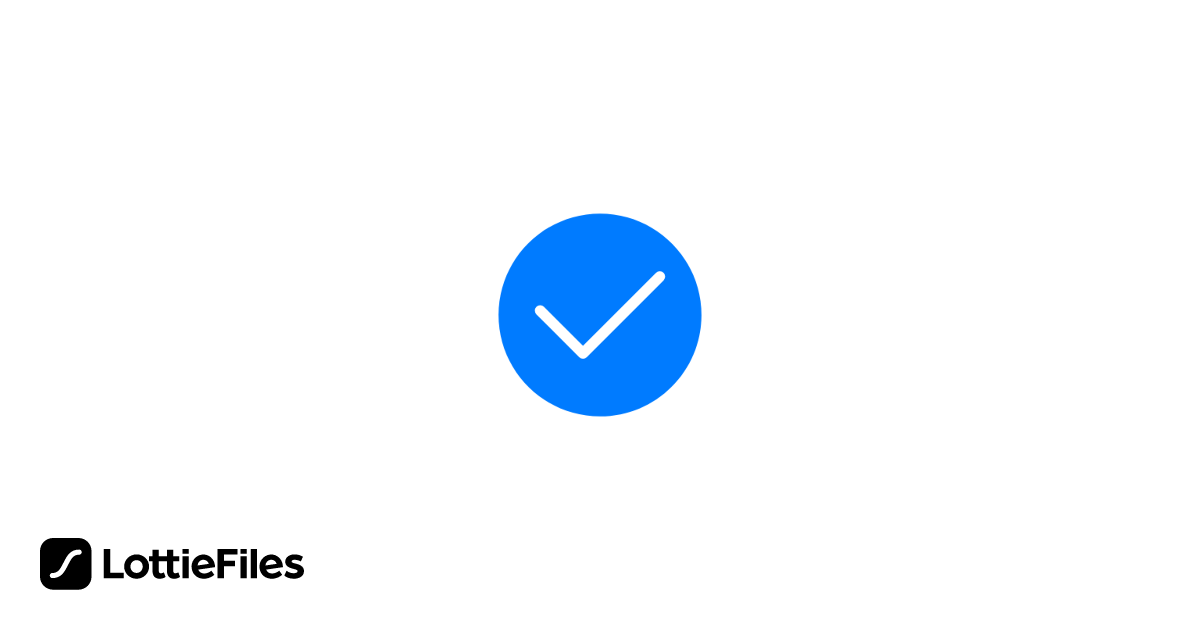 Free Check Mark Animation by Noah L | LottieFiles