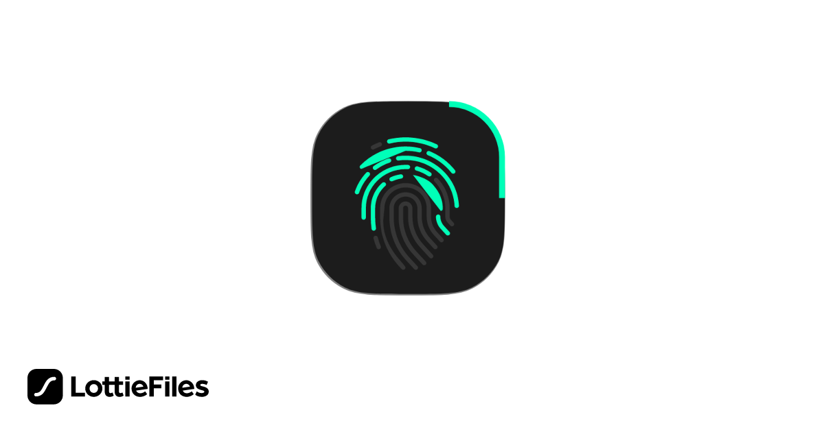 Free fingerprint scan Animation by MSA! Team | LottieFiles