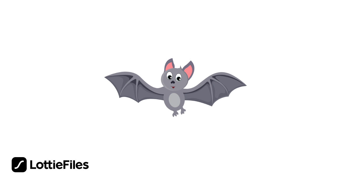 Free Flying Bat Animation by Selva | LottieFiles