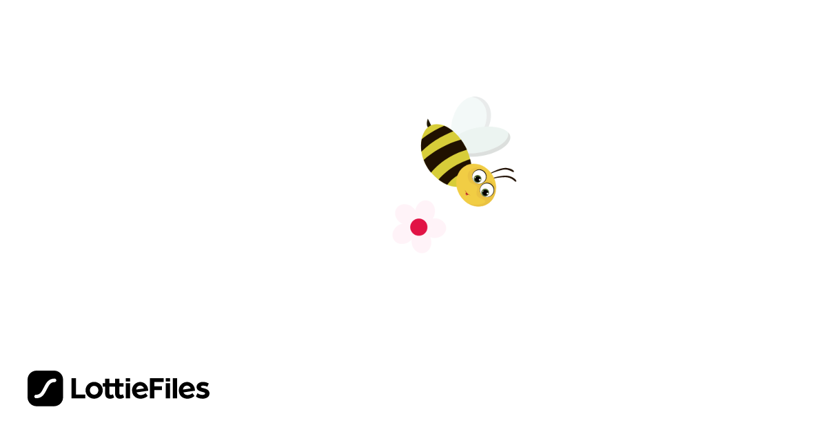 Free Flying Bee Animation by Selva | LottieFiles