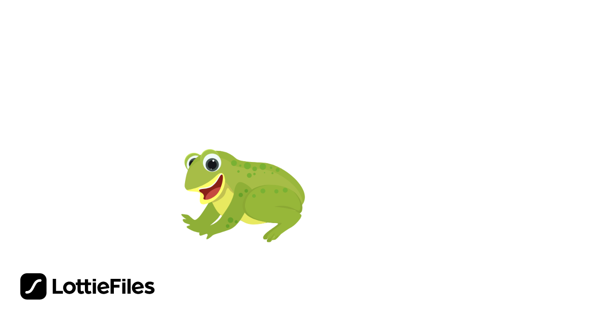 Free Jumping Frog Animation by Selva | LottieFiles