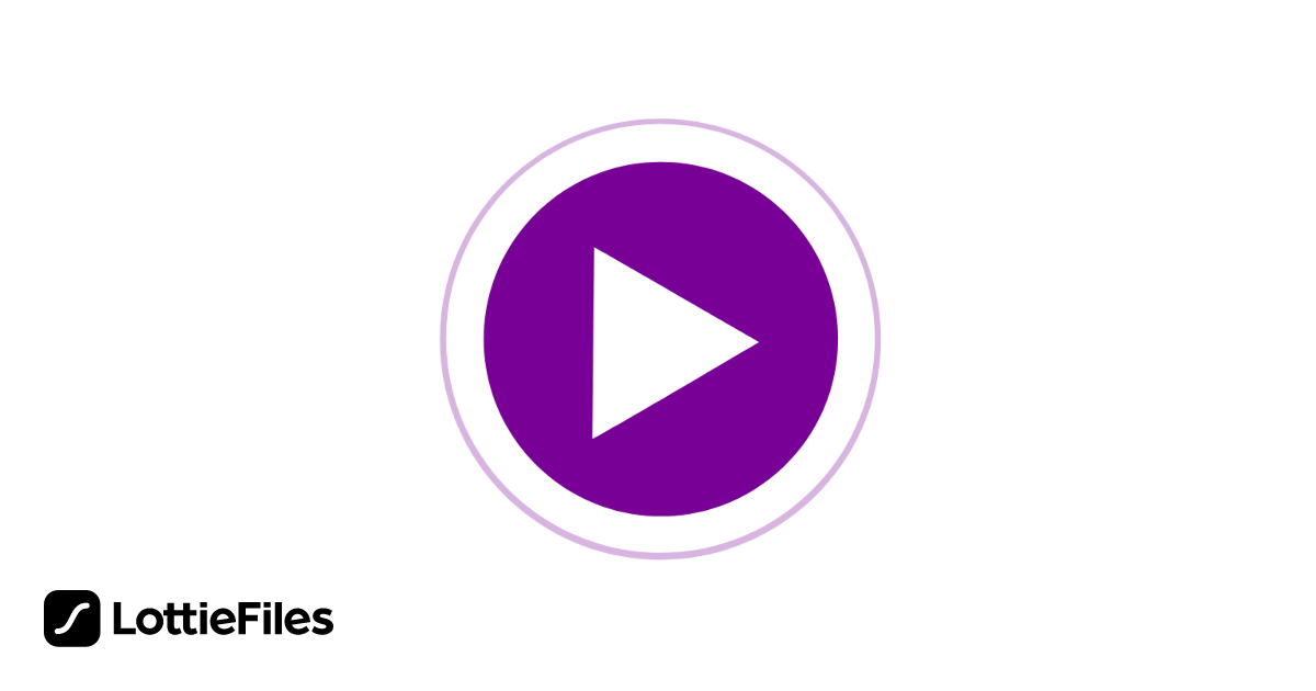 Free Play Button Animation by Vinay Tamta | LottieFiles