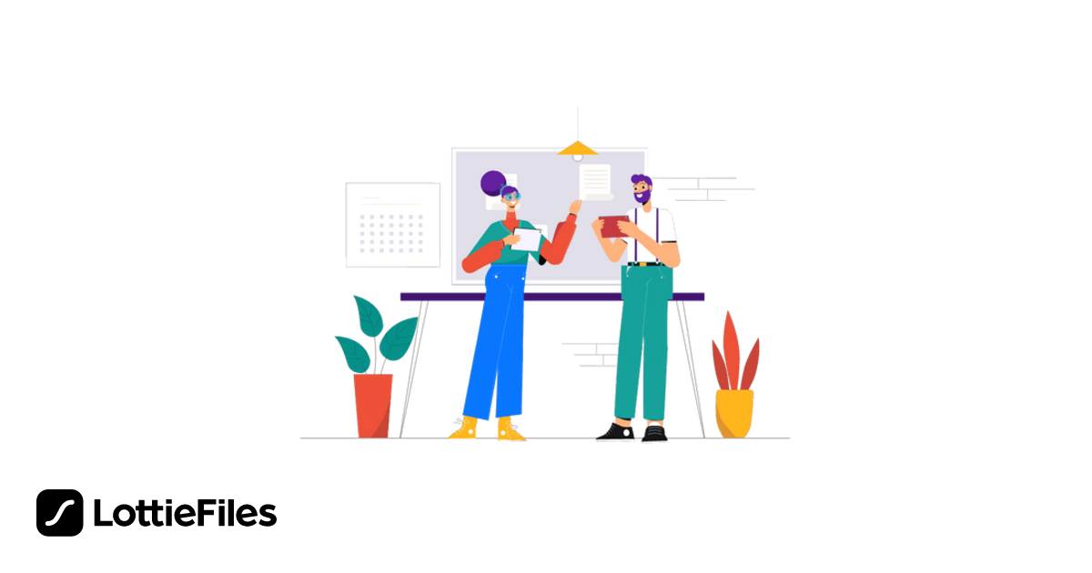 Free Meeting Time Animation by Arnold | LottieFiles