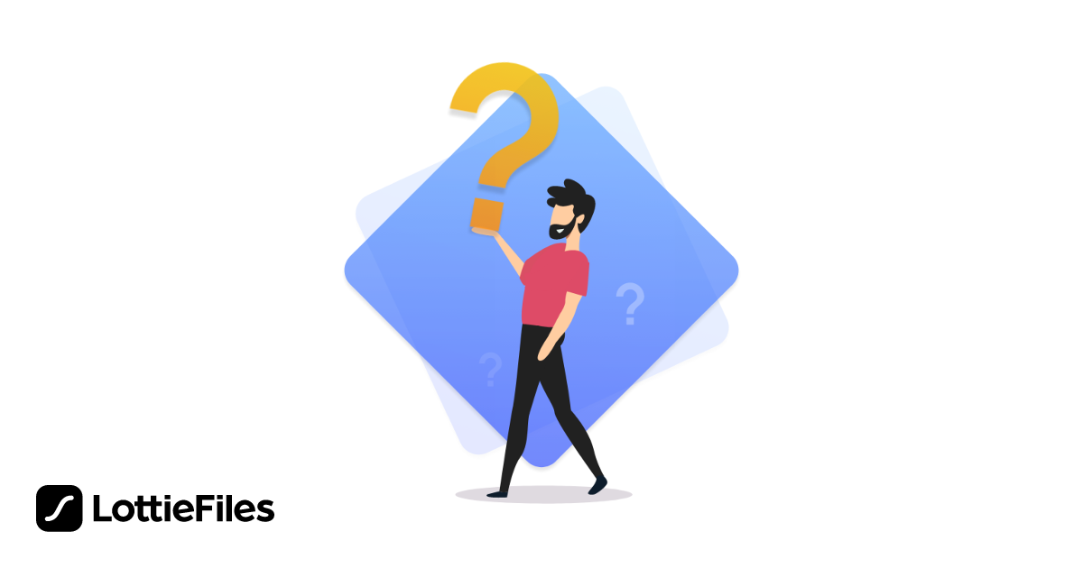 Free Questions and Answer Animation by Rahul | LottieFiles