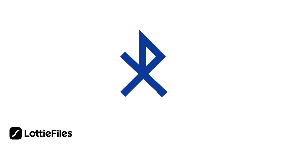 Free Basic Bluetooth Icon Loop Animation by Stu | LottieFiles