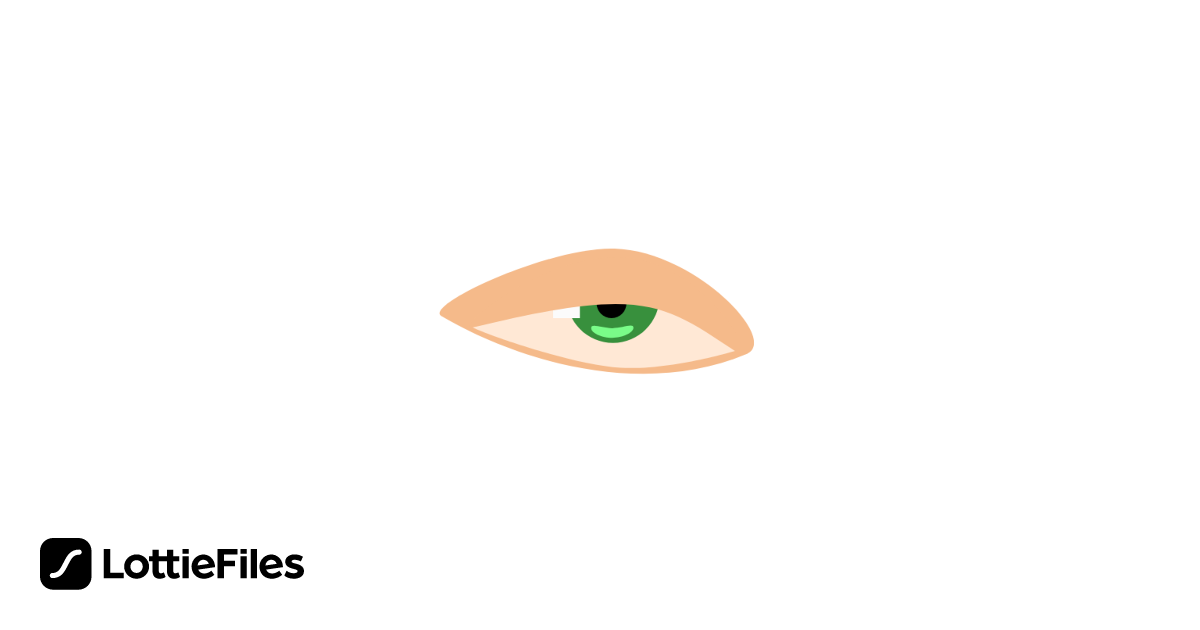 Free eye blink Animation by Jenny | LottieFiles