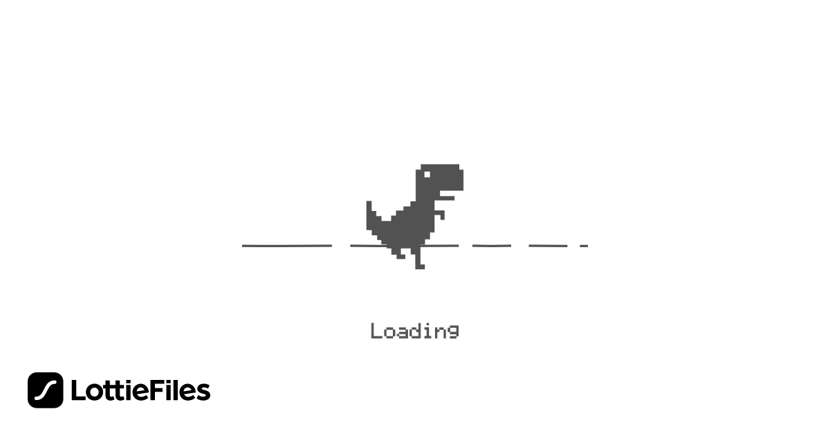 Free Dino Loading Animation by aan hamdani | LottieFiles