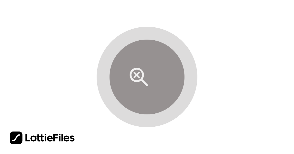 Free Search failed Animation by Louise Feige | LottieFiles