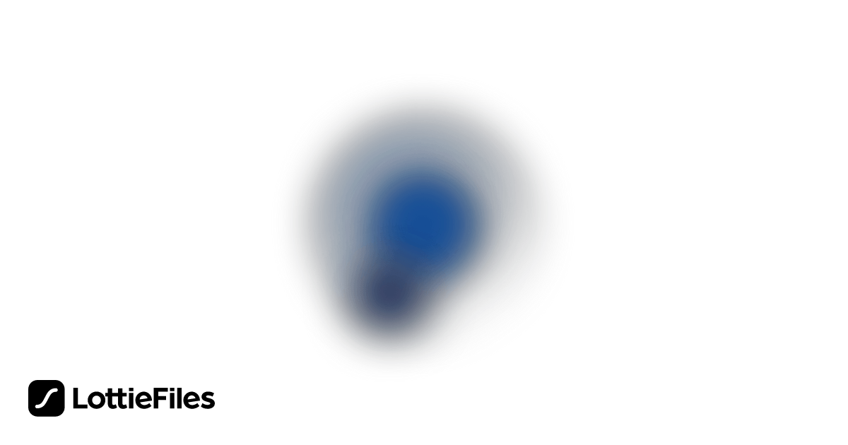 Free Blue Blur Animation by Thaís | LottieFiles