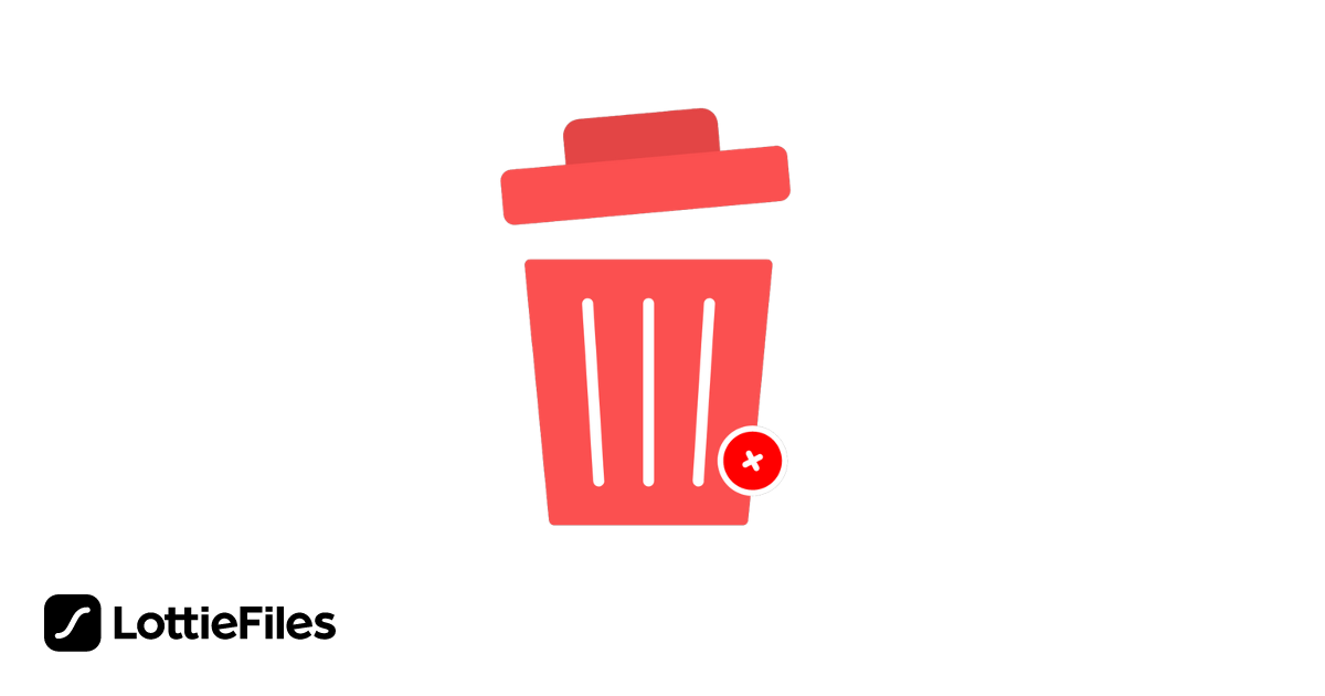 Free delete Animation by Sharad | LottieFiles
