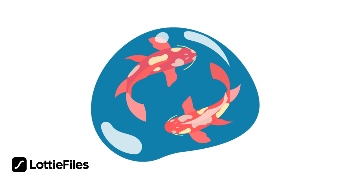 Free Koi Fish Loading Screen Animation Animation by selin | LottieFiles