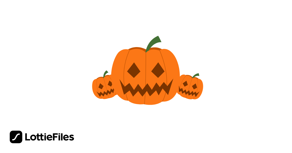 Free halloween pumpkin Animation by Midhun Mohan | LottieFiles