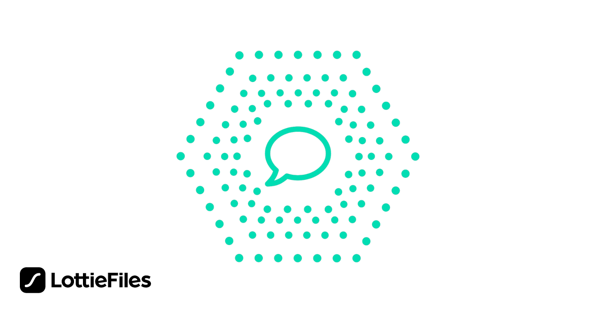 Free Chat icon Lottie JSON animation Animation by Weblodge | LottieFiles