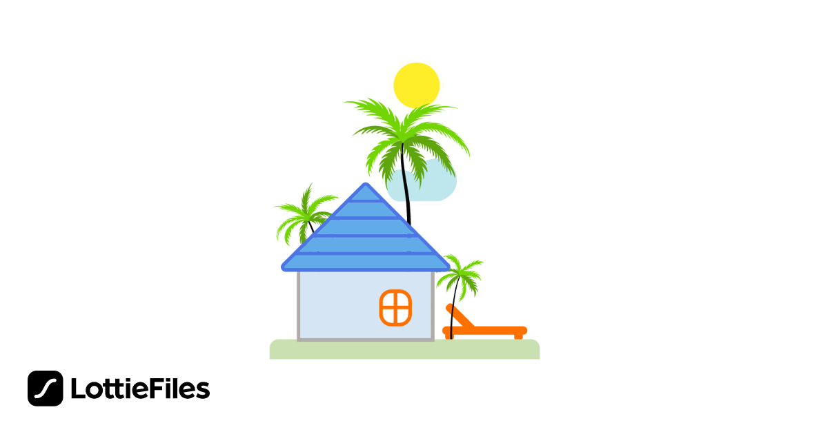 Free Beach Resort Animation by Asif Newaz | LottieFiles