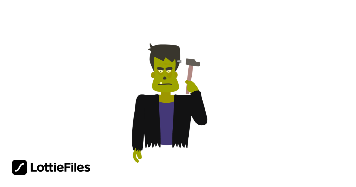 Free Frankenstein's monster Animation by Clémence Hrz | LottieFiles