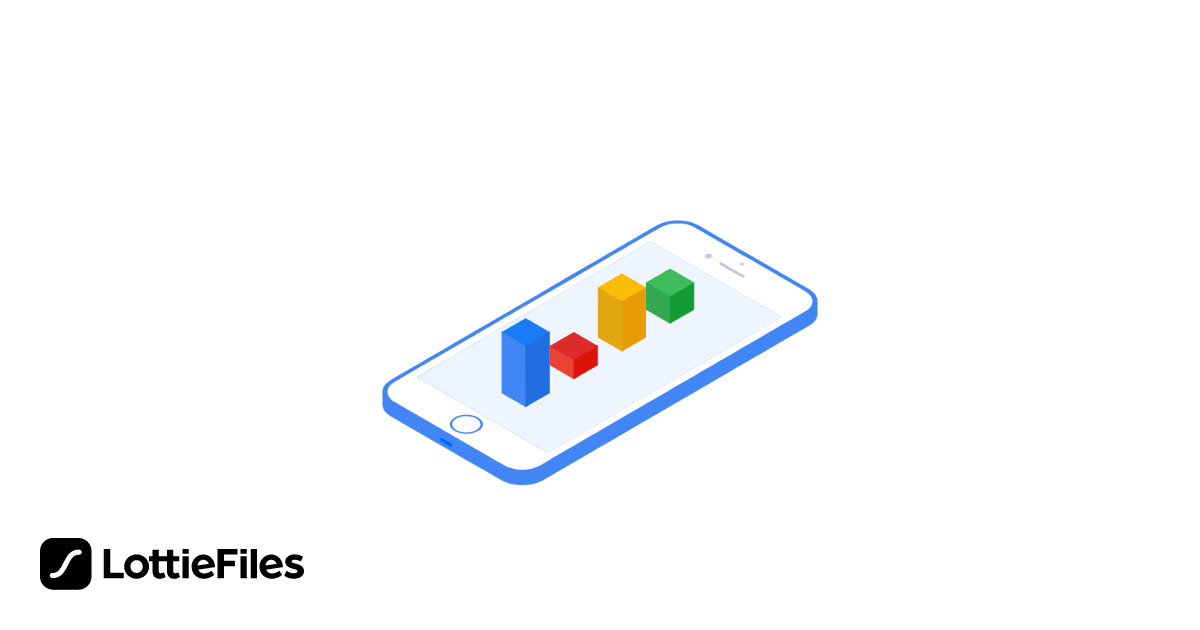 Free Isometric Graph With Mobile Animation by SM Rony | LottieFiles