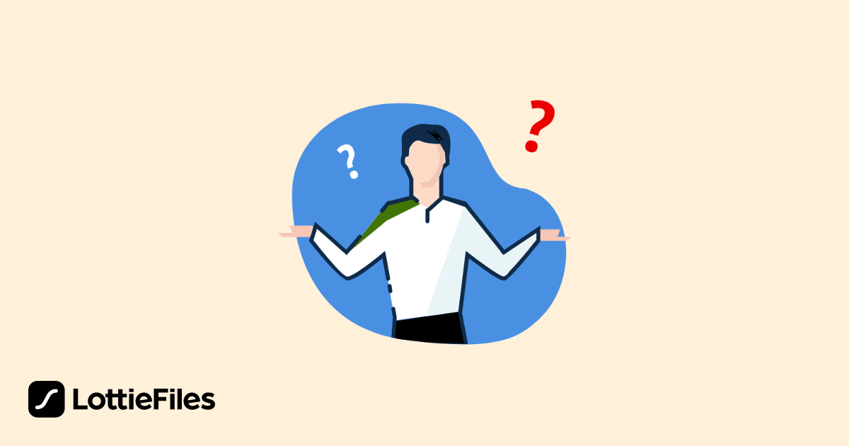 Free Questioning Animation by DCE | LottieFiles