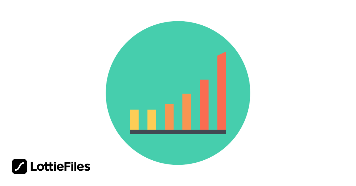 Free Graph / Growing Sales Animation by Usama | LottieFiles