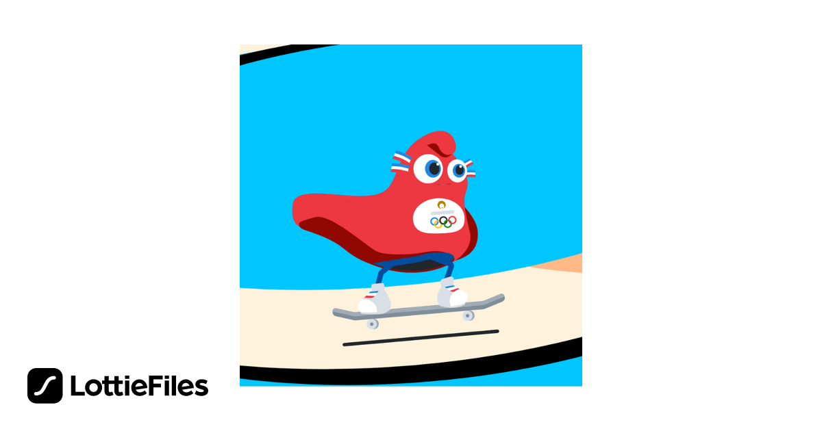 Free olympics skateboard Animation by Kenneth | LottieFiles
