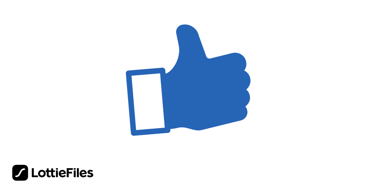 Free Facebook like Animation by Jiun Xian | LottieFiles