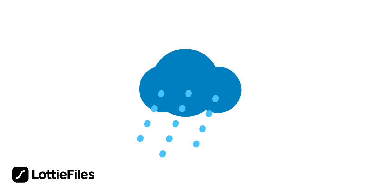 Free weather icon snow Animation by Lemotion | LottieFiles