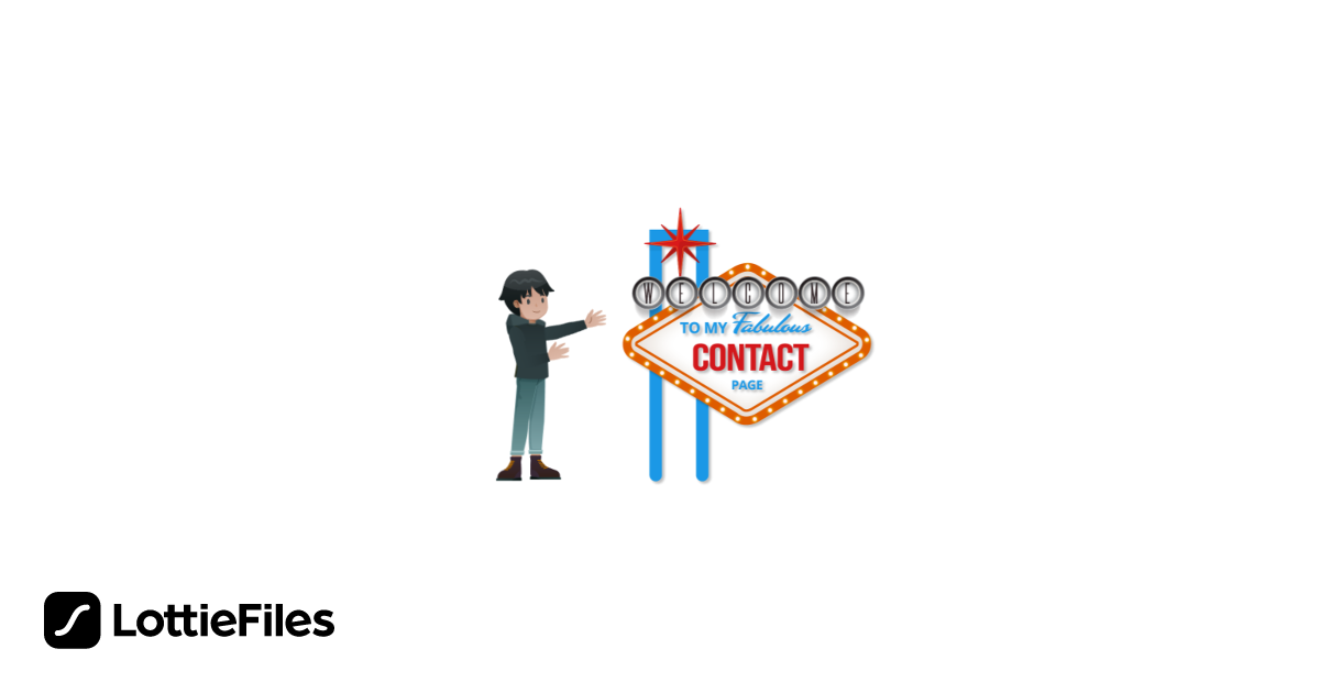 Free Contact Page Animation by Reza | LottieFiles