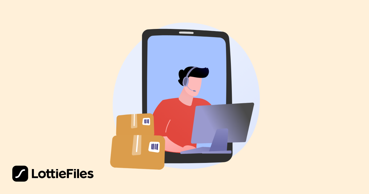 Free Customer Service Animation by DCE | LottieFiles