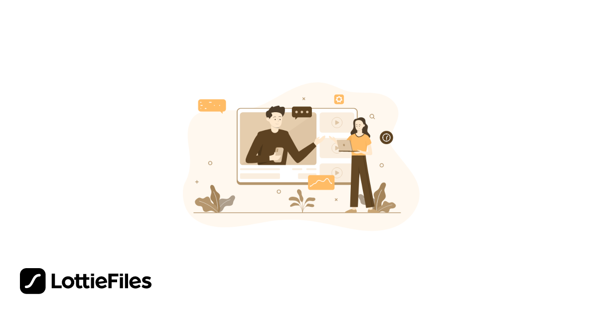 Free Online Meeting Animation by Senia | LottieFiles