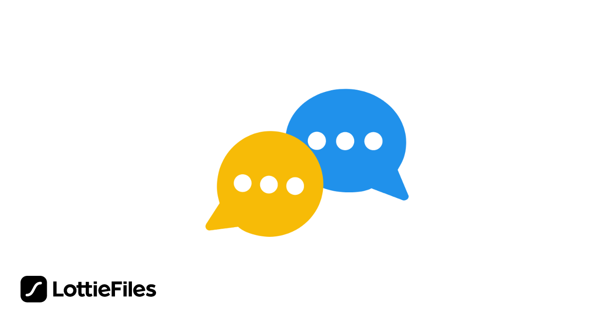 Free chatting Icon Animation by SM Rony | LottieFiles