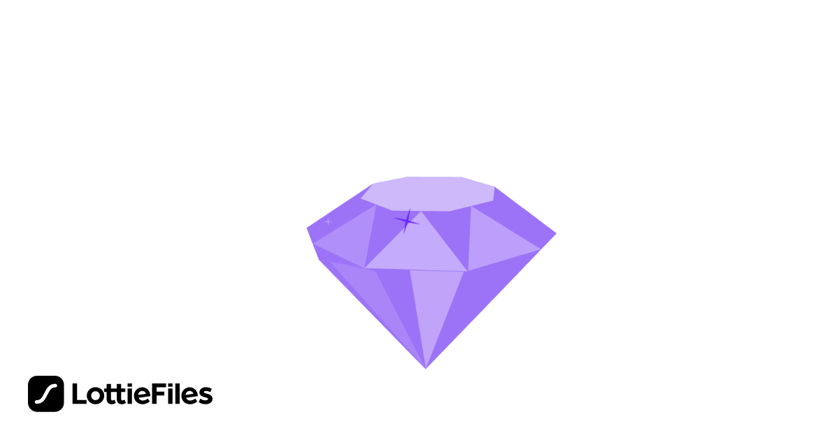Free Diamond purple Animation by Milad Pahlavanian | LottieFiles