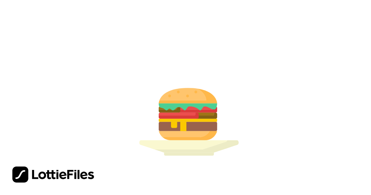 Free Burger Animation by Artem Bezdolev | LottieFiles