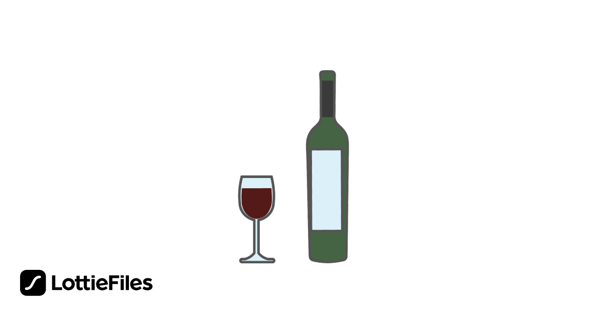 Free wine icon Animation by Beegii | LottieFiles