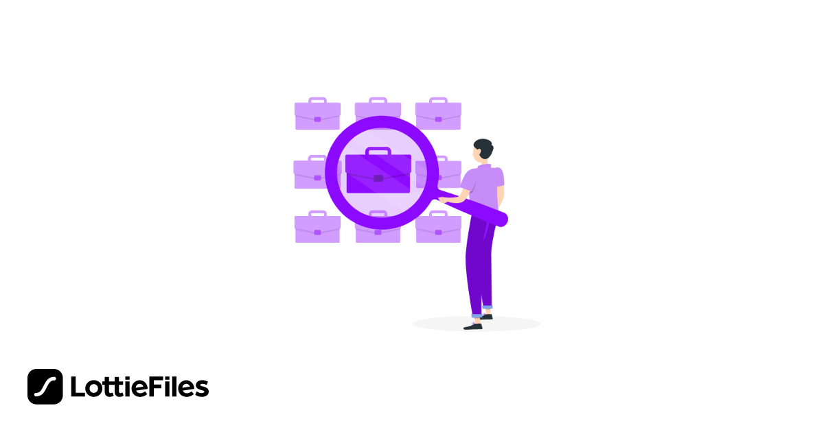 Free Job Search Animation by Rahul Holani | LottieFiles