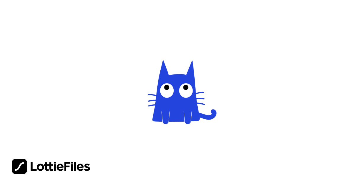 Free cat animation Animation by Waris | LottieFiles