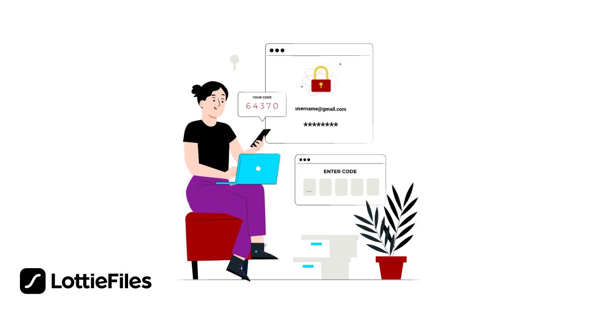 Free Login Animation by Anthony | LottieFiles