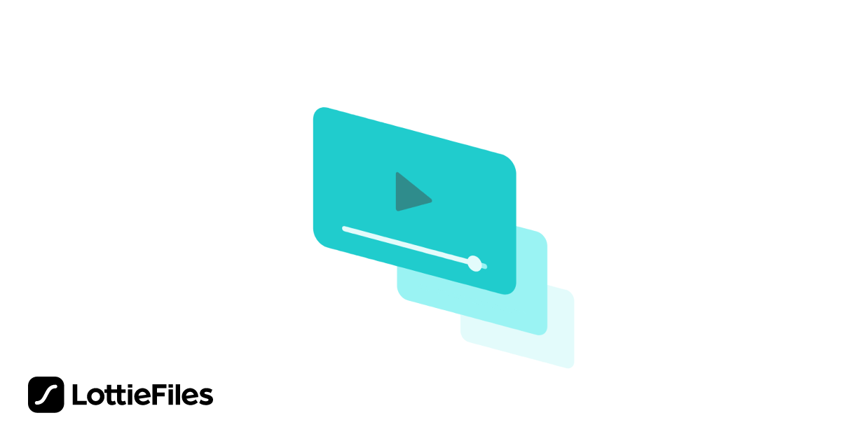 Free Blue Video Play Button Animation by Billy | LottieFiles