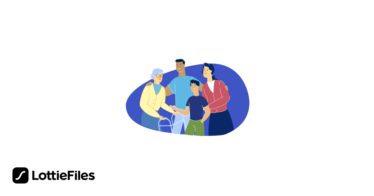 Free Caring family Animation by Tony Garand | LottieFiles