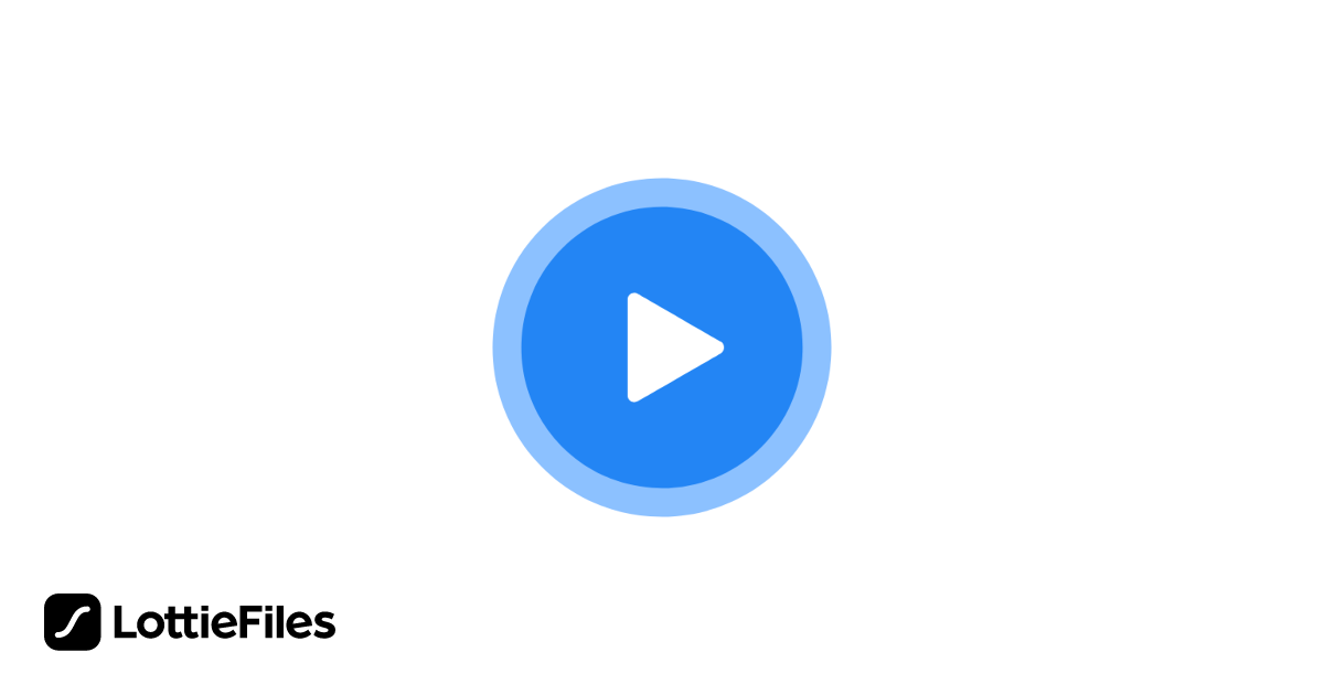 Free Blue Play Icon Animation by Plasmid | LottieFiles