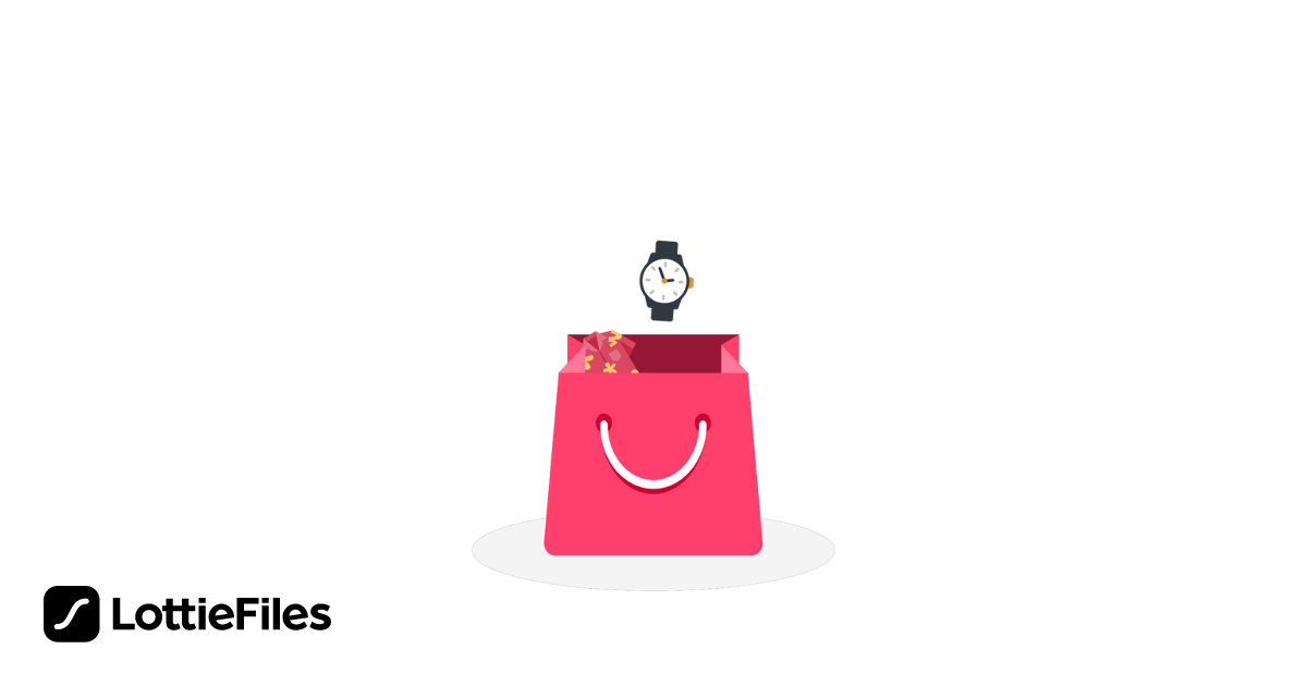 Free Shopping bag Animation by Archisha | LottieFiles