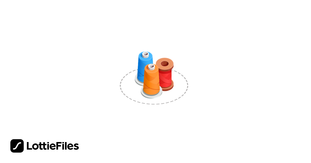 Free Funny Sewing Thread Animation by Ridwan Ridun | LottieFiles