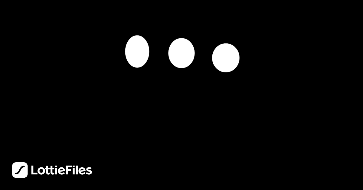 Free Bouncing Dots Loading Animation by Dhoncrisley Lins | LottieFiles