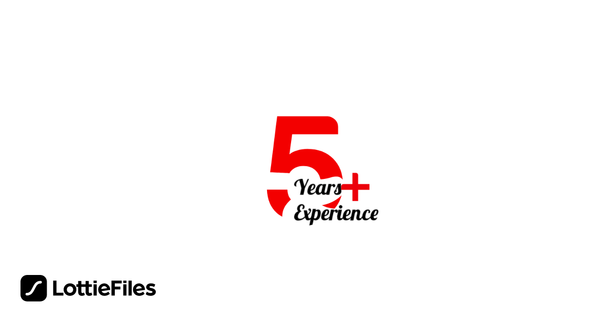Free Five Years Animation by Mahmud Hasan | LottieFiles