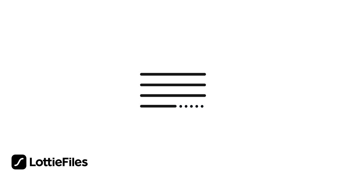 Free Lines Document Preloader Black Animation by Umer Khawer | LottieFiles