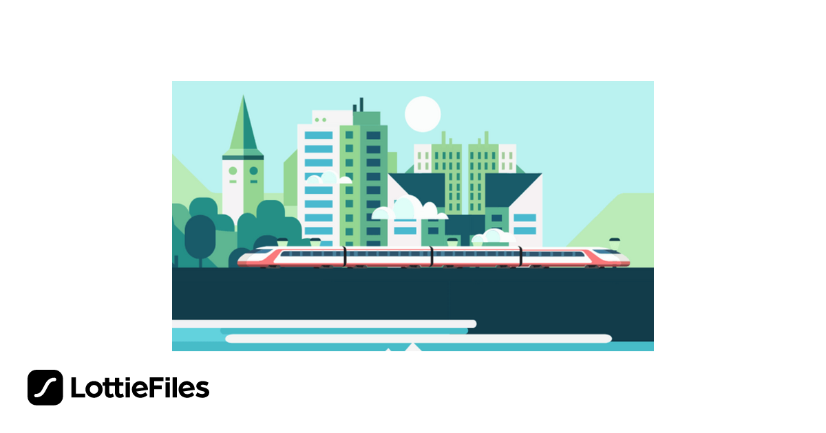 Free train Animation by Vanya | LottieFiles