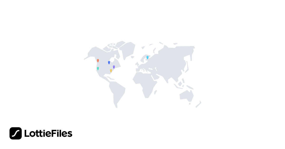 Free Map pins Animation by buryastorm | LottieFiles