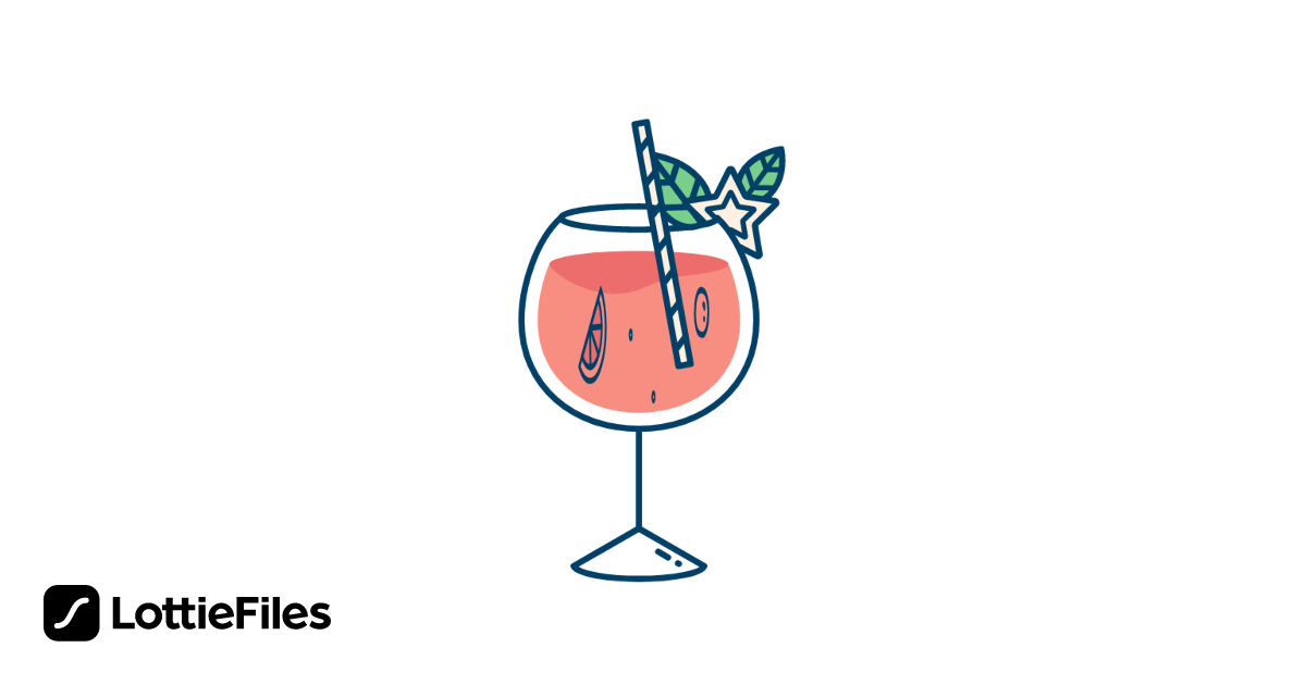 Free cocktail mix Animation by Xavier Ledieu | LottieFiles