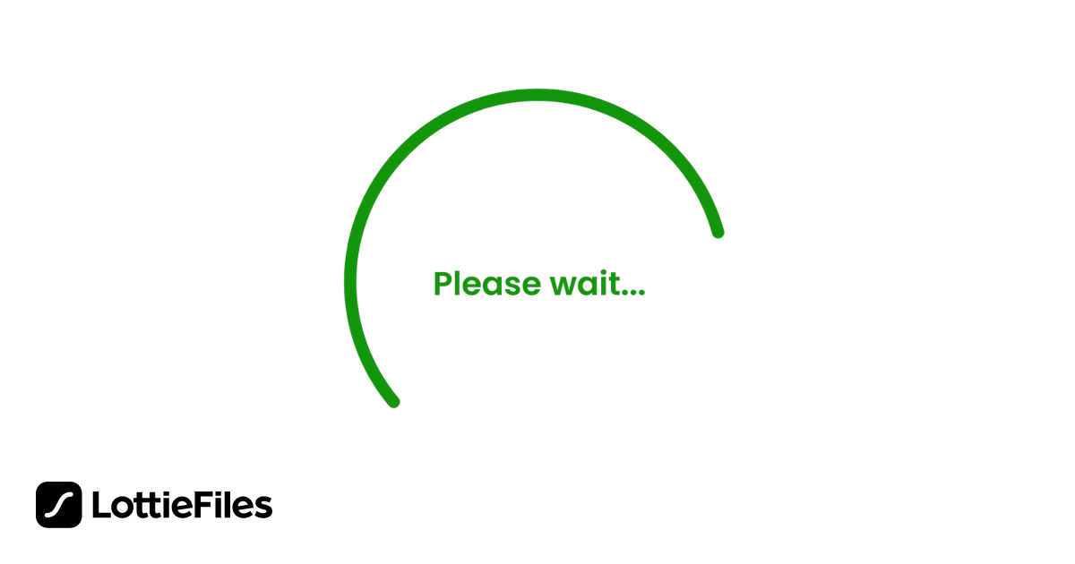 Free please wait Animation by Direct | LottieFiles