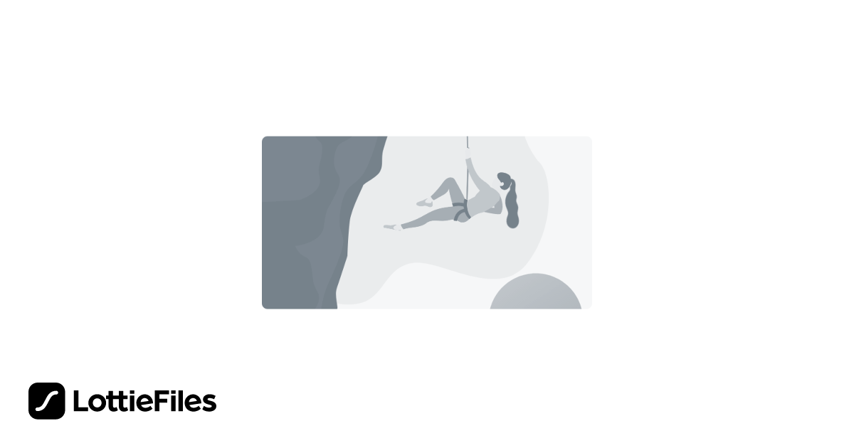 Free Abseiling Animation by Sylvain Filoni | LottieFiles