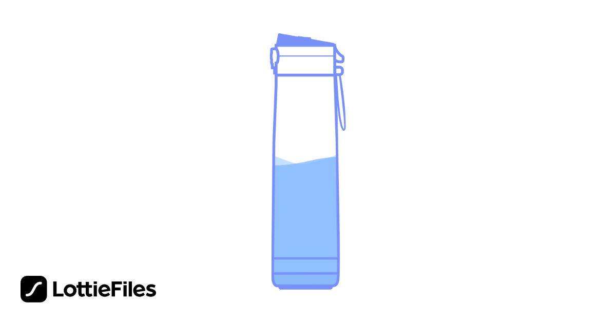 Free Water Bottle Animation by Ali Usman | LottieFiles