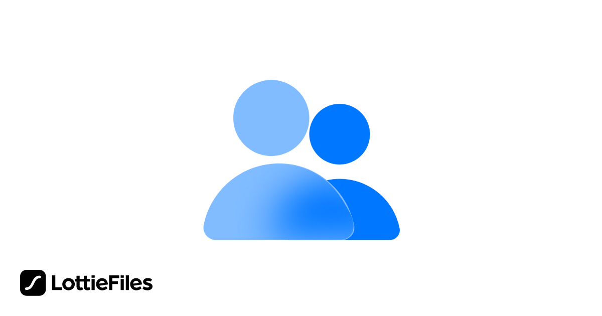 Free People Icon - Glass-icon set Animation by Ayodeji | LottieFiles